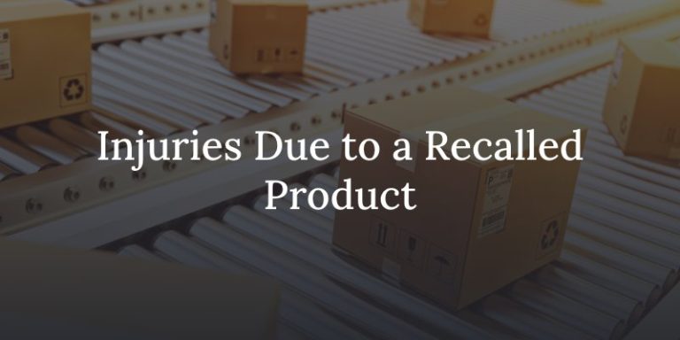 Handling an Injury Due to a Recalled Product | Miller and Hine Law